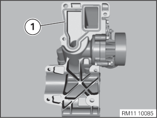 11 16 550 Removing and installing alternator bracket (B38A)