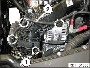 11 61 050 Removing and installing/replacing intake plenum (B47D)