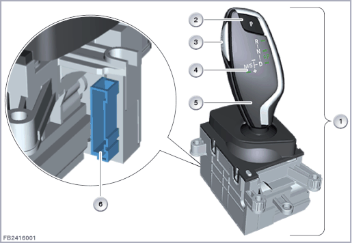 Gear selector switch