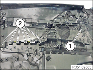 Replacing left or right front door trim panel