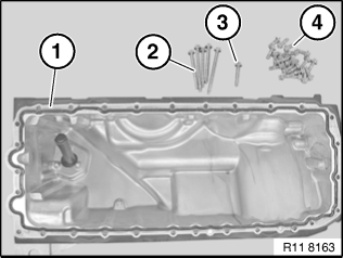 11 13 000 Removing and installing, sealing or replacing oil sump (N55)