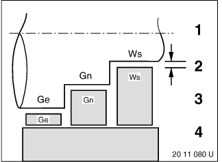 11 21 531 Replacing all main crankshaft bearing shells (M57)
