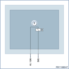 Electric changeover valve, bypass flap, low-pressure compressor