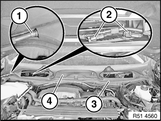 51 13 116 Remove and install cowl panel cover