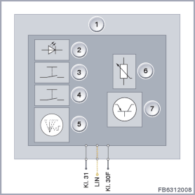 Light switch unit